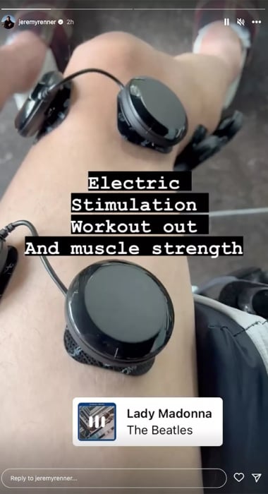 Jeremy Renner shares his workout routine on 'road to recovery'