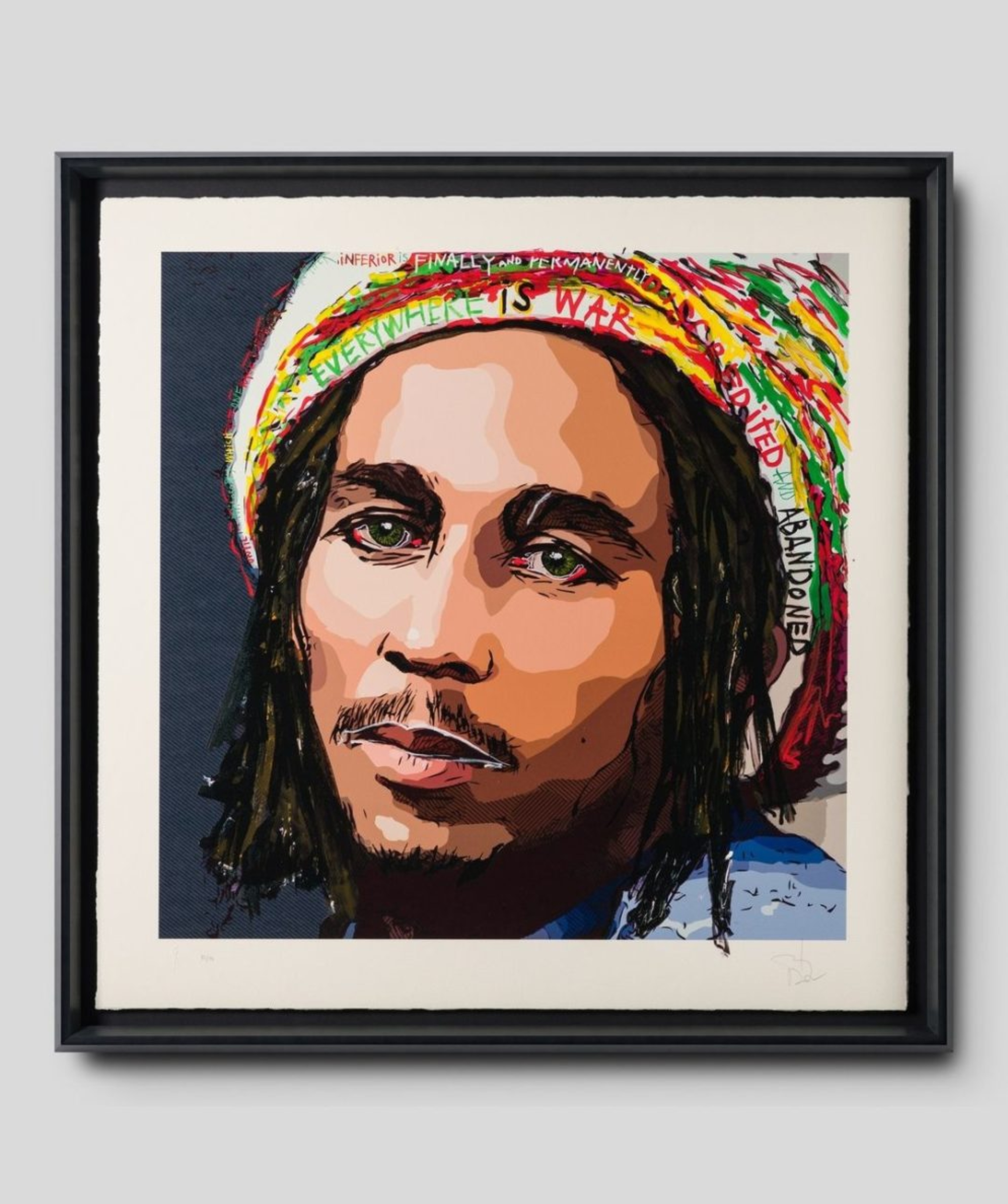 Johnny Depp's multi-million dollar collection includes Bob Marley portraits